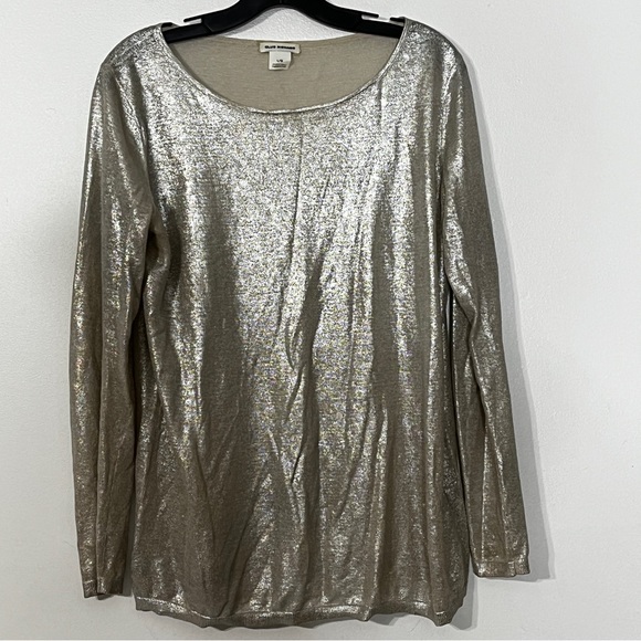 Club Monaco | Tops | Club Monaco Gold Metallic Top | Poshmark